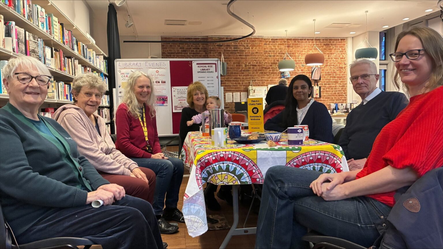 Our Chatty Table growing with every week – Kensal Rise Library